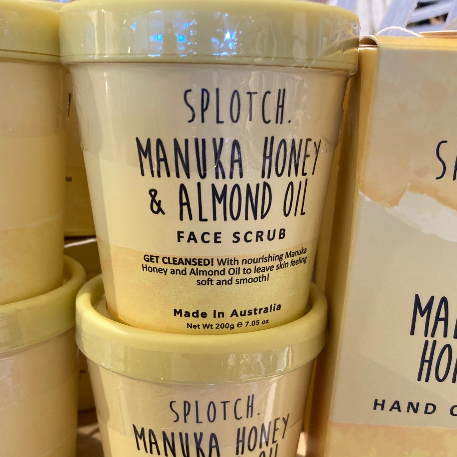 Splotch Manuka Honey Almond Oil Face Scrub