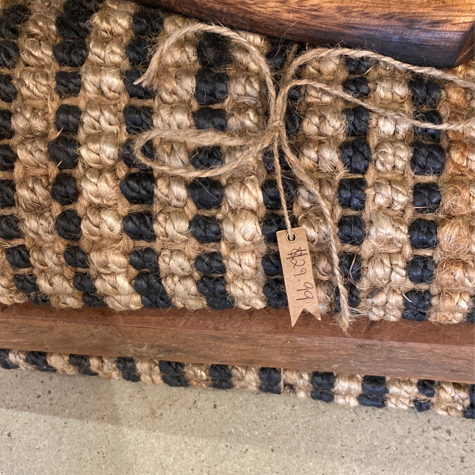 Caravan Jute Stripe Mat 50 x 80cm | Coastal Luxe Homewares